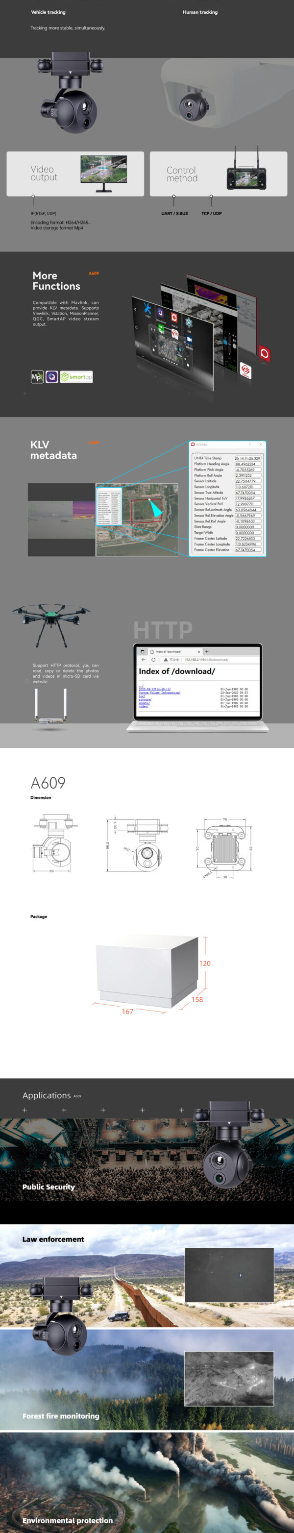 Viewpro A609 Gimbal Camera | UAVGarage